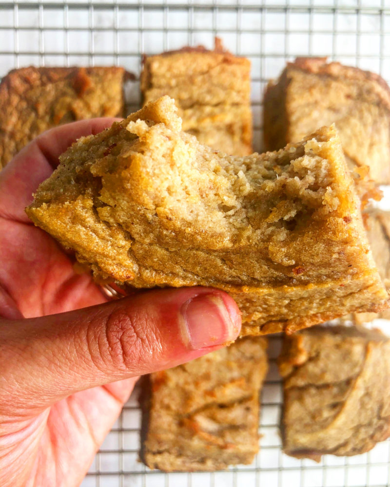 Spongey Cake Bars - Ash Eats