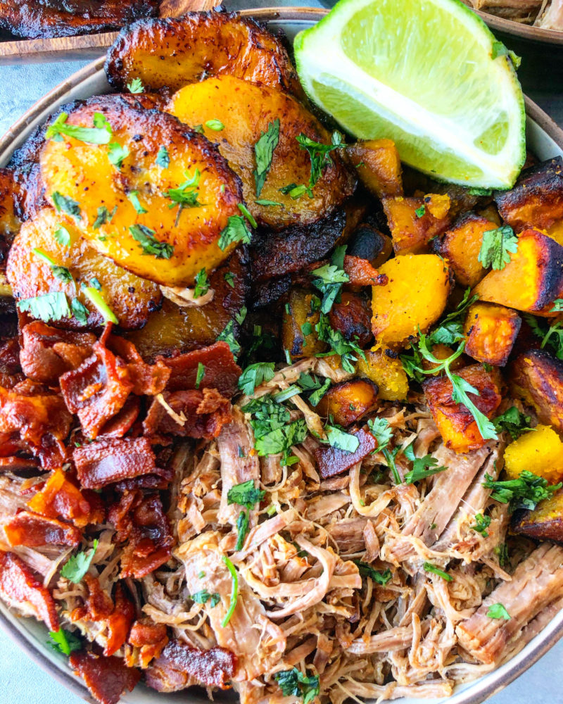Hearty Cuban Pork Bowls with Kabocha Squash - Ash Eats