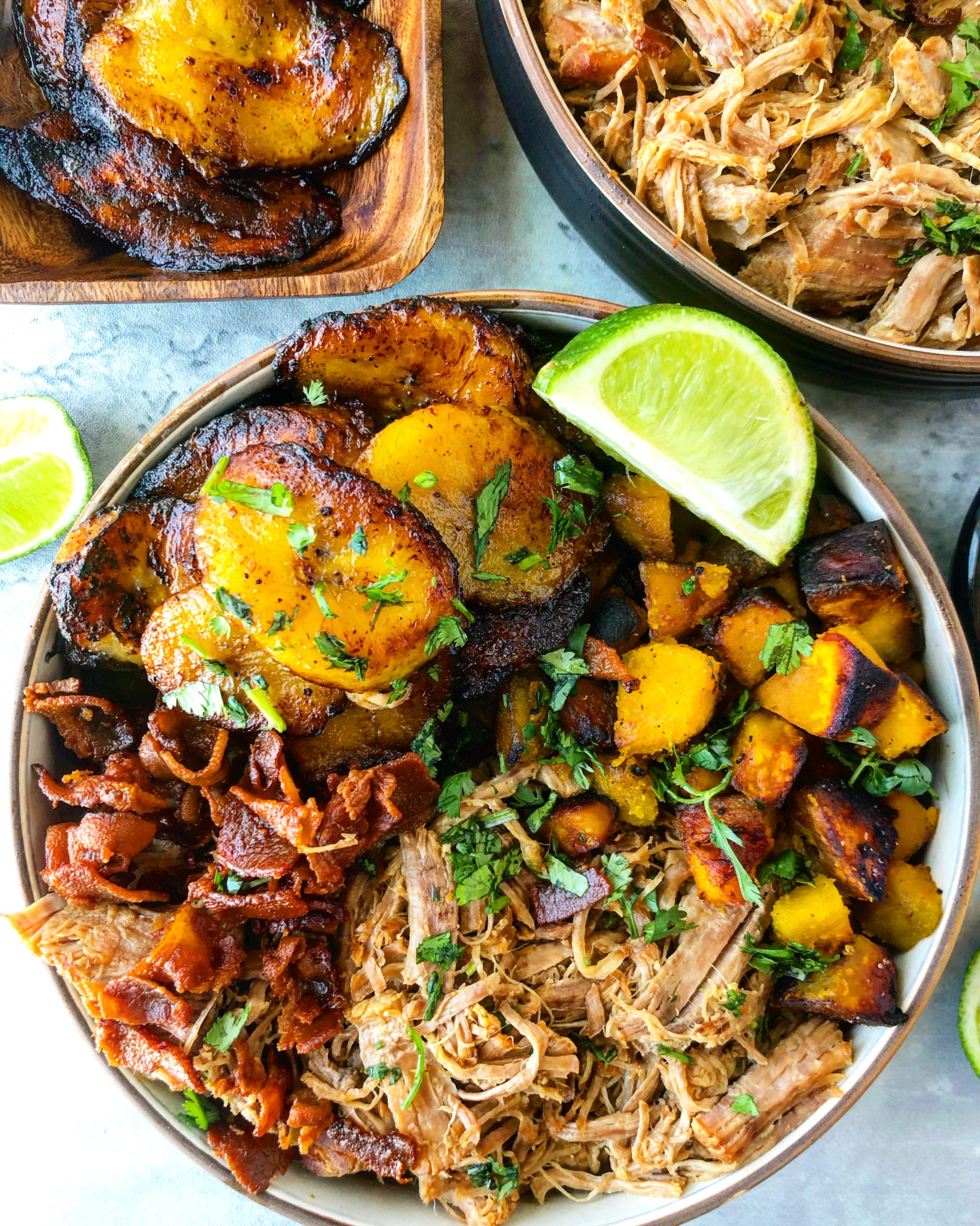 Hearty Cuban Pork Bowls with Kabocha Squash - Ash Eats