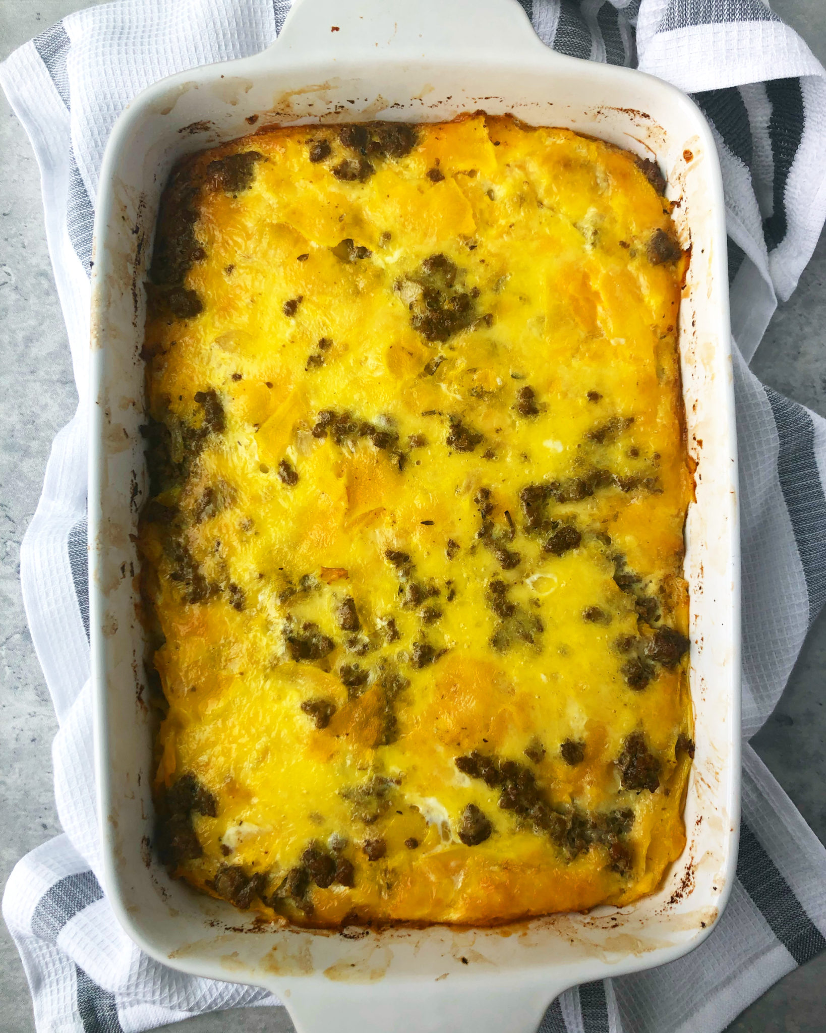 Beef Organ Lasagna with Butternut Squash Noodles - Ash Eats