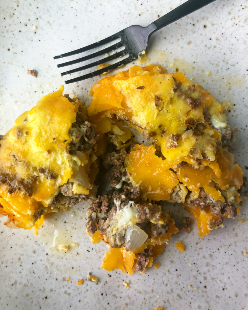 Beef Organ Lasagna with Butternut Squash Noodles - Ash Eats