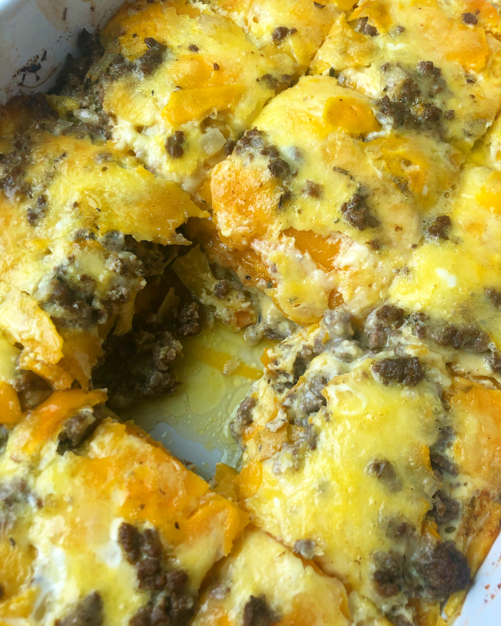 Beef Organ Lasagna with Butternut Squash Noodles - Ash Eats